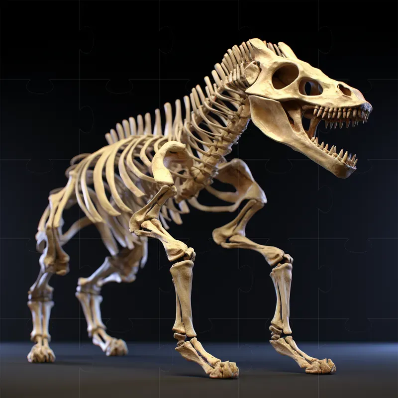 3D Models Of Animal Skeletons Midjourney Prompt | PromptBase