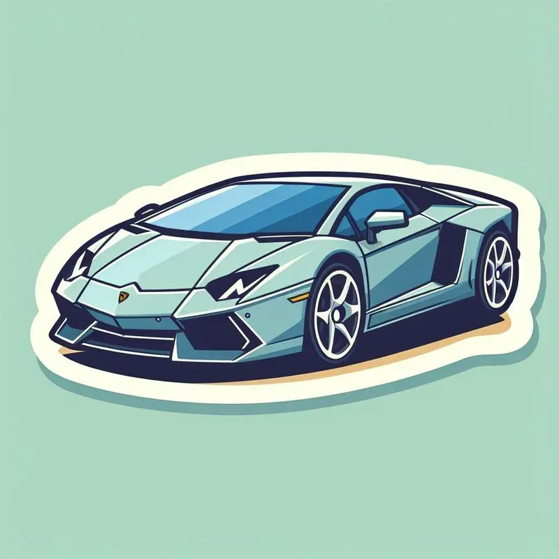 Cartoon Car Stickers DALL·E Prompt | PromptBase