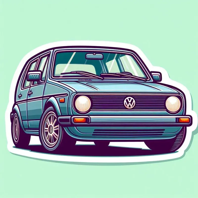 Cartoon Car Stickers DALL·E Prompt | PromptBase