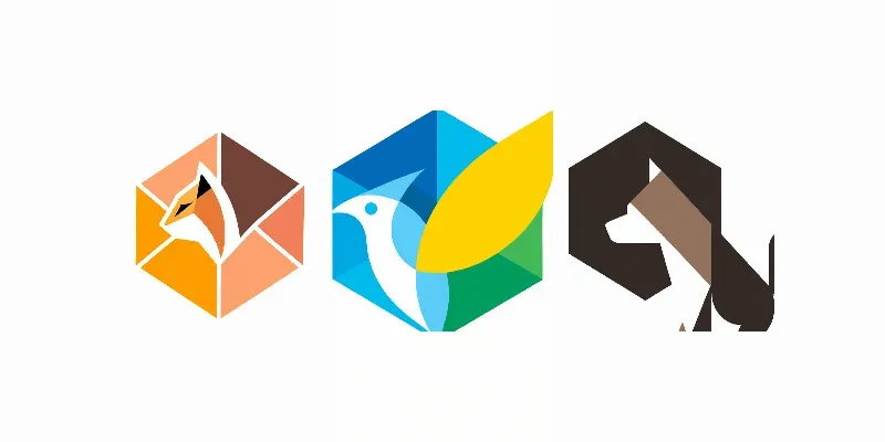 Geometric Animal Logos DALL·E Prompt | PromptBase