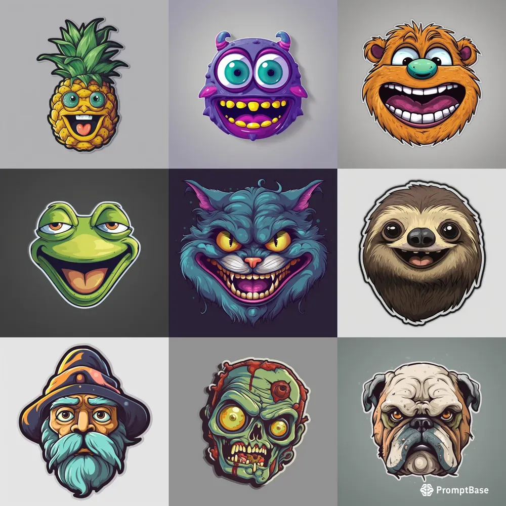 Not Another Sticker Prompt Midjourney Prompt | PromptBase