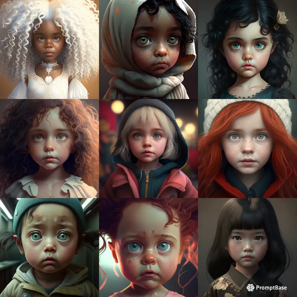 Realistic Cute Customizable Dolls Midjourney Prompt | PromptBase