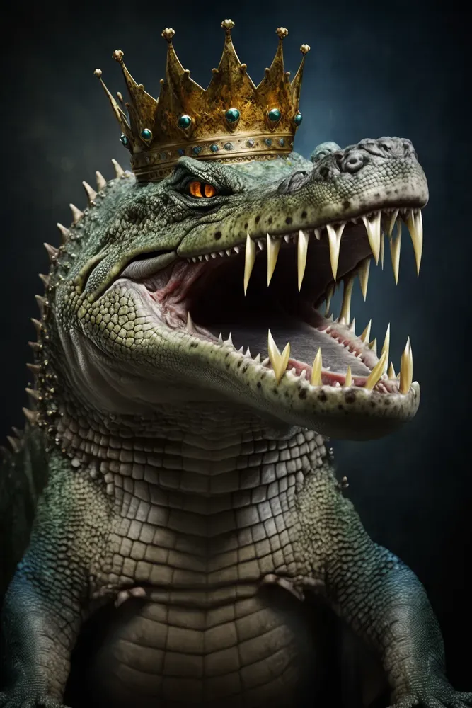 Animals Wearing Crowns Midjourney Prompt | PromptBase