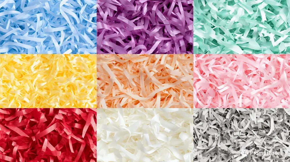 Shredded Paper Fillers Midjourney Prompt | PromptBase