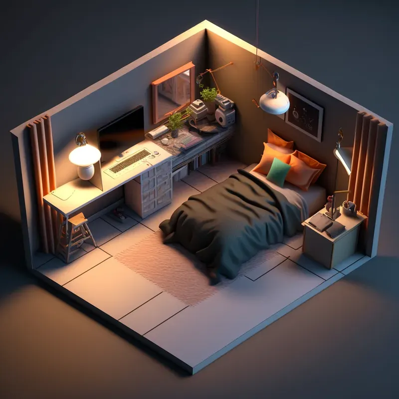 Interesting Room Designs Midjourney Prompt | PromptBase