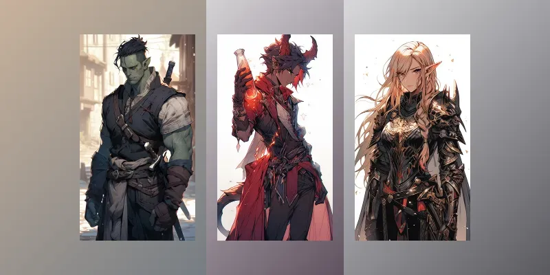 Role Play Characters - DnD Midjourney Prompt | PromptBase