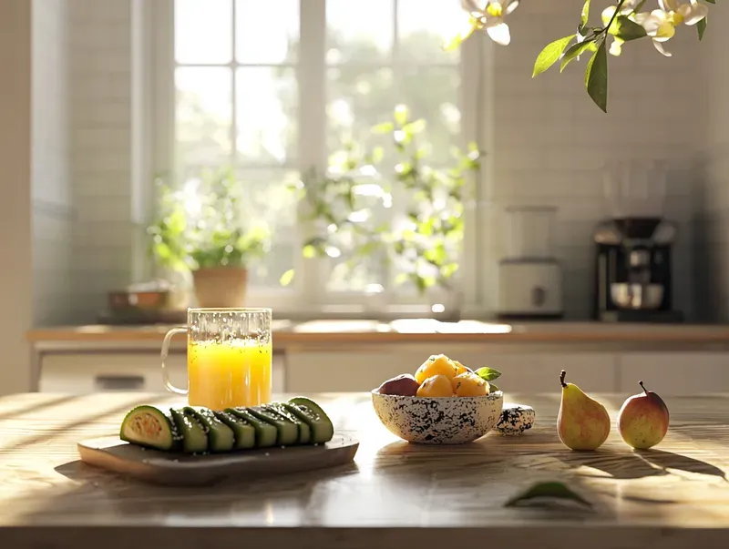 Breakfast Kitchen Blogger Scenes Midjourney Prompt | PromptBase