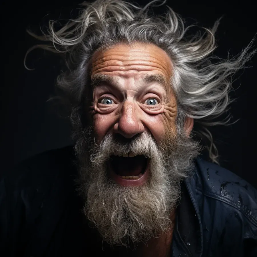 Crazy Laughing Portraits Midjourney Prompt | PromptBase