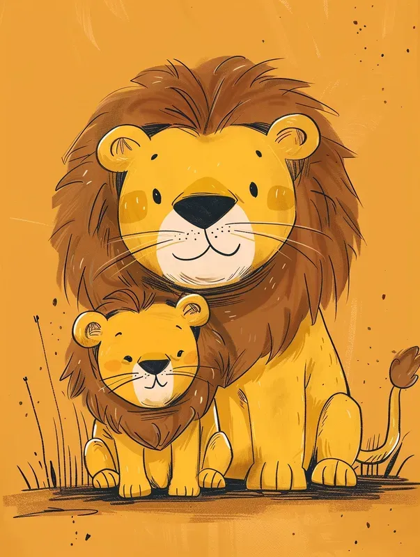 Solid Color Cartoons Midjourney Prompt | PromptBase