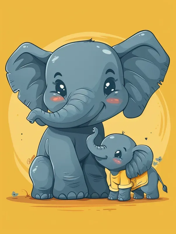 Solid Color Cartoons Midjourney Prompt | PromptBase