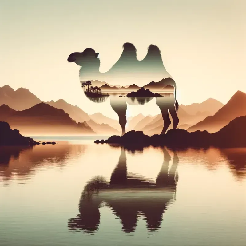 Double Exposure Photography Animals DALL·E Prompt | PromptBase