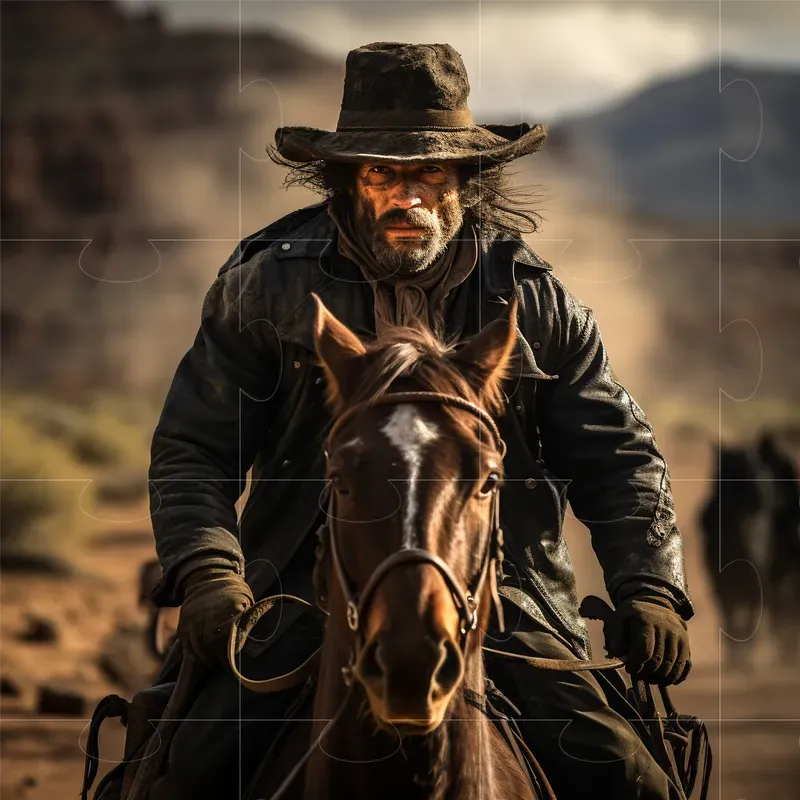 Western Cowboys Photographs Midjourney Prompt | PromptBase