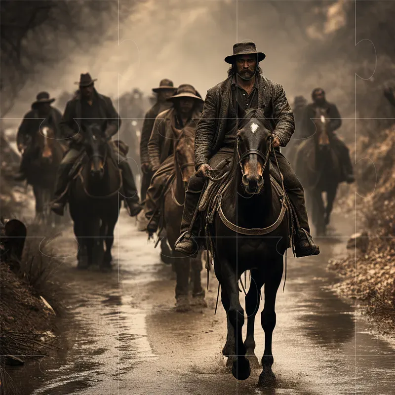 Western Cowboys Photographs Midjourney Prompt | PromptBase