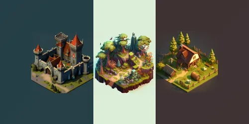 2D Top-down Game Level Designs Midjourney Prompt | PromptBase