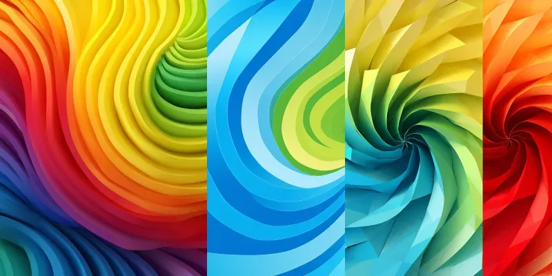 Rainbow Swirls Patterns Midjourney Prompt | PromptBase