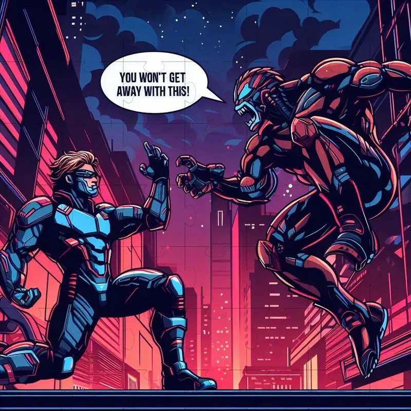 Custom Dialogue Comic Illustration Scene With Dall-e 3 DALL·E Prompt ...