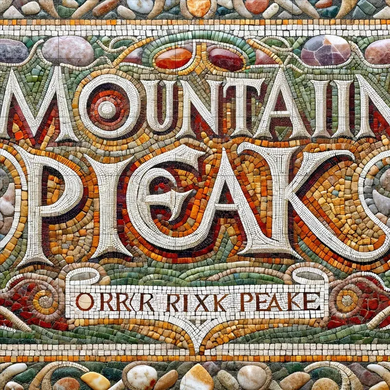 Ancient Mosaic Typography With Dall-e 3 DALL·E Prompt | PromptBase