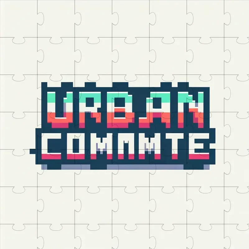 8-bit Minimalistic Typography DALL·E Prompt | PromptBase