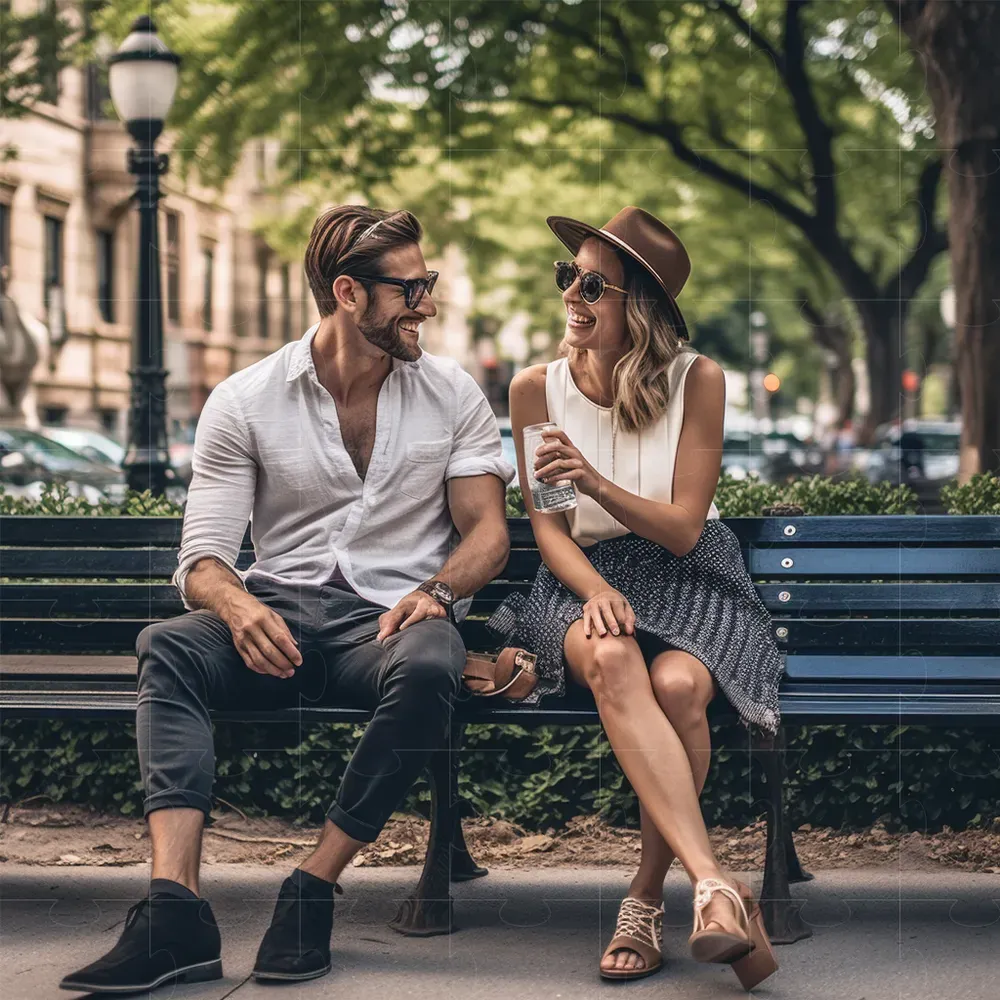 Lifestyle Photos Of Couples On Dates Midjourney Prompt | PromptBase