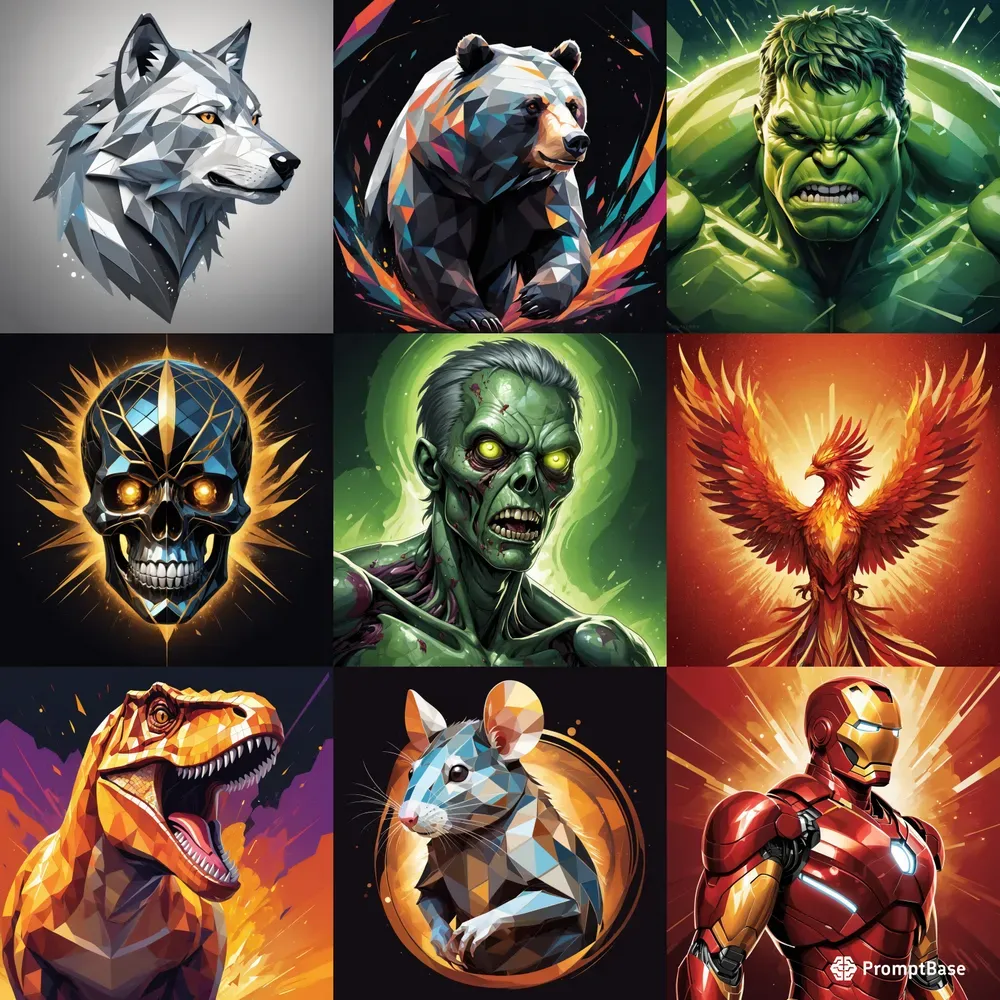 Cinematic Vector Art Designs Leonardo Ai Prompt | PromptBase