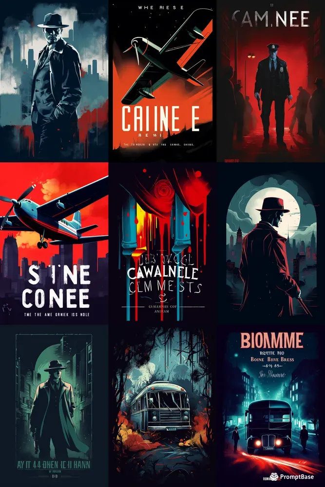 Crime Book Cover Makers Midjourney Prompt | PromptBase