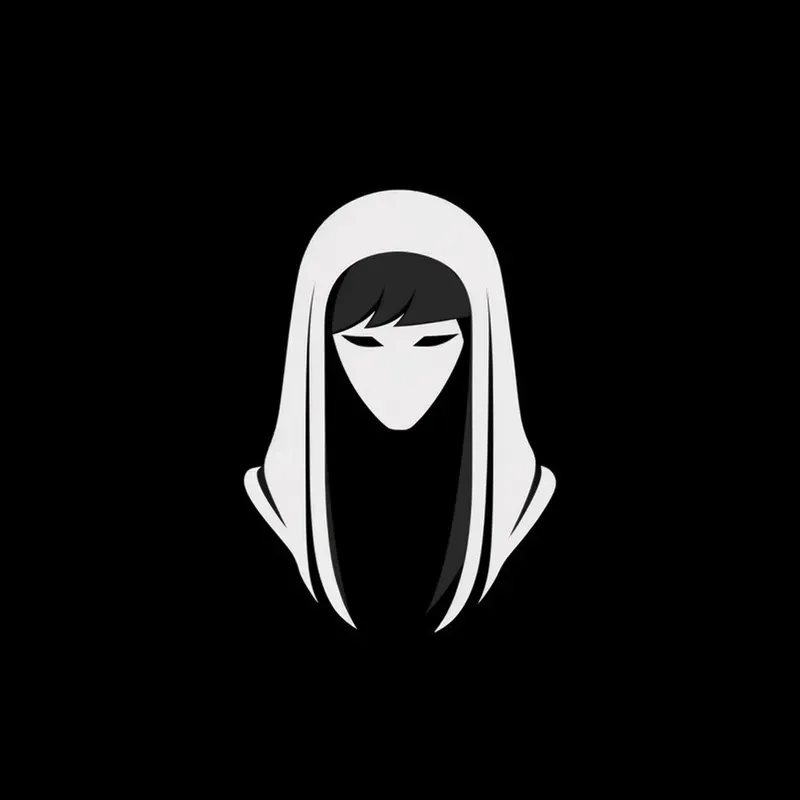 Minimal Anime No Face Logos Midjourney Prompt | PromptBase