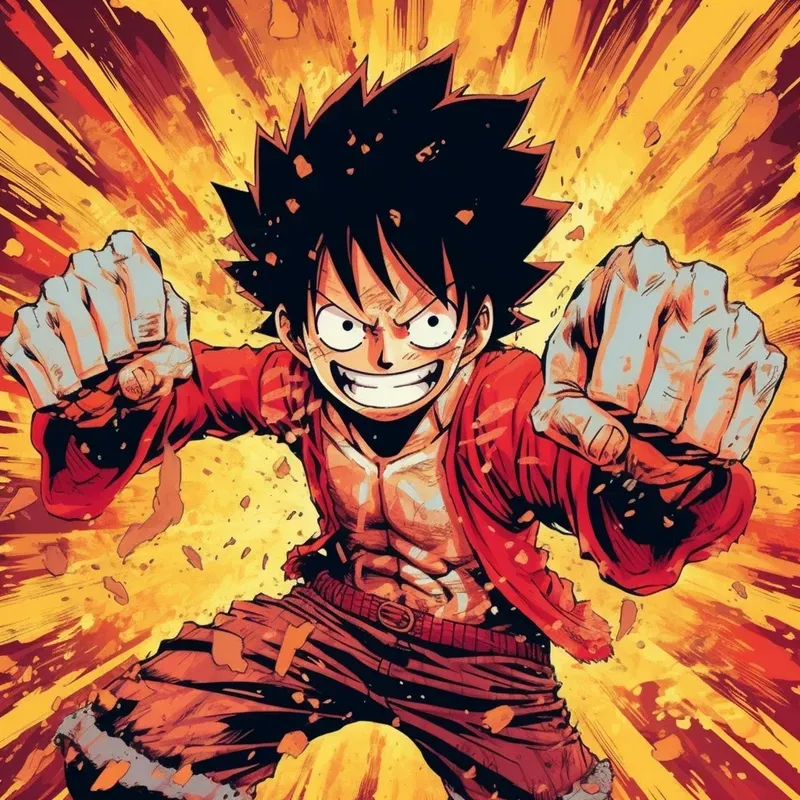 Anime Explosions Of Energy Midjourney Prompt | PromptBase