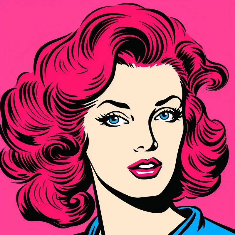 Pop Art Models Midjourney Prompt | PromptBase