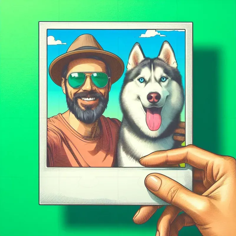 Polaroid Frame Art DALL·E Prompt | PromptBase