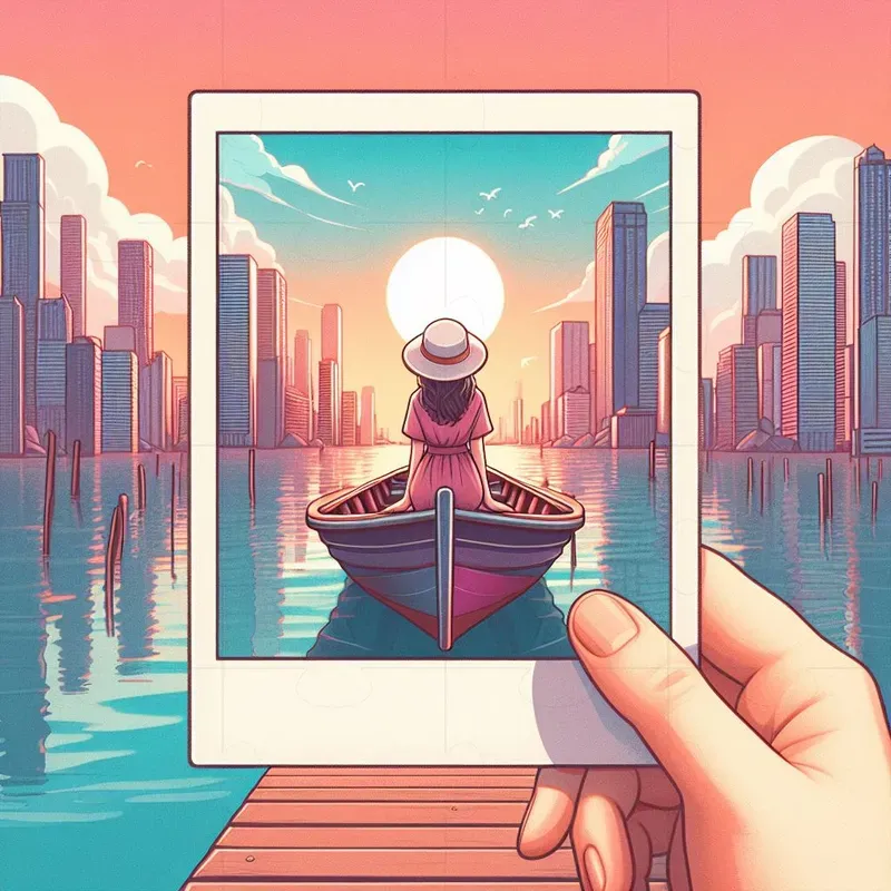 Polaroid Frame Art DALL·E Prompt | PromptBase