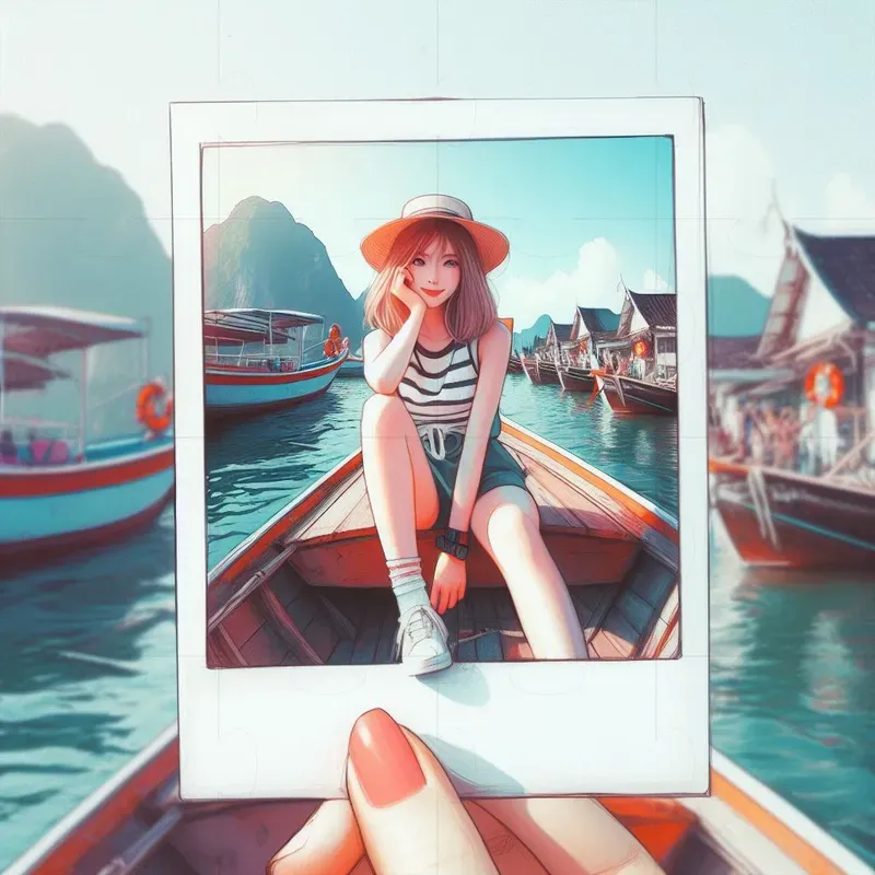 Polaroid Frame Art DALL·E Prompt | PromptBase
