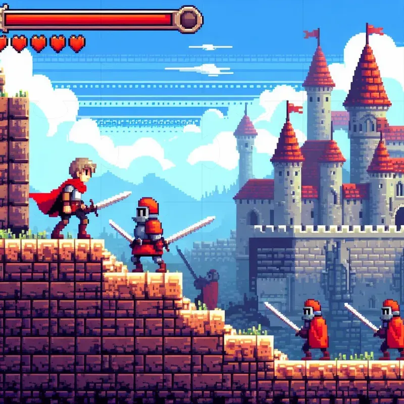 2D Pixel Platformers DALL·E Prompt | PromptBase