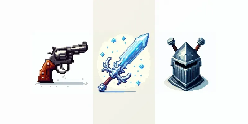 2D Pixel Items DALL·E Prompt | PromptBase