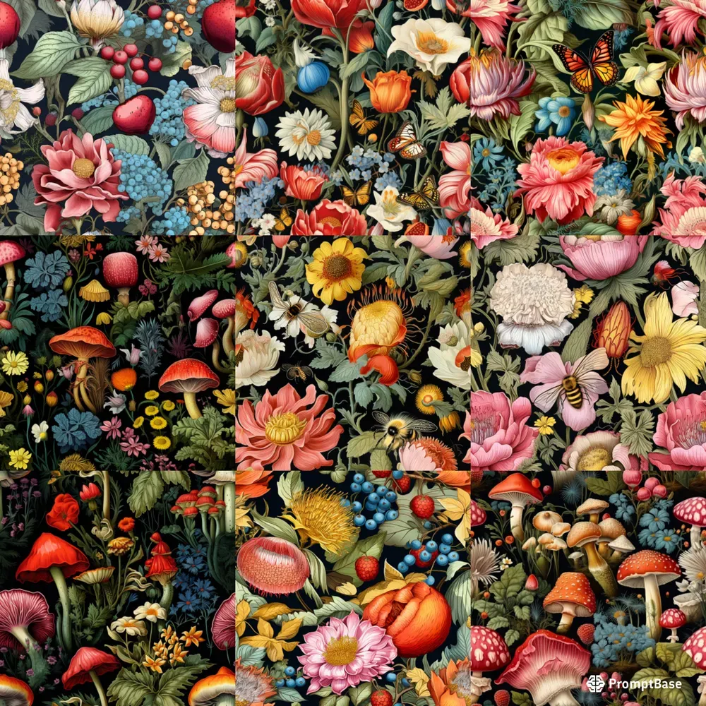 Whimsical Nature Backgrounds Midjourney Prompt | PromptBase