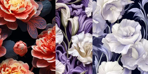 Mesmerising Repeating Floral Patterns Midjourney Prompt | PromptBase