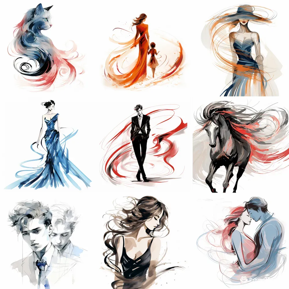 Beautiful Ink Drawings In Sketch Style Midjourney Prompt | PromptBase