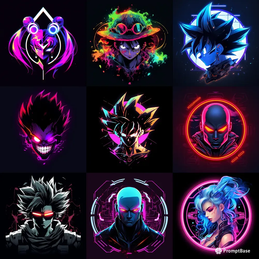 Anime Logos Midjourney Prompt | PromptBase