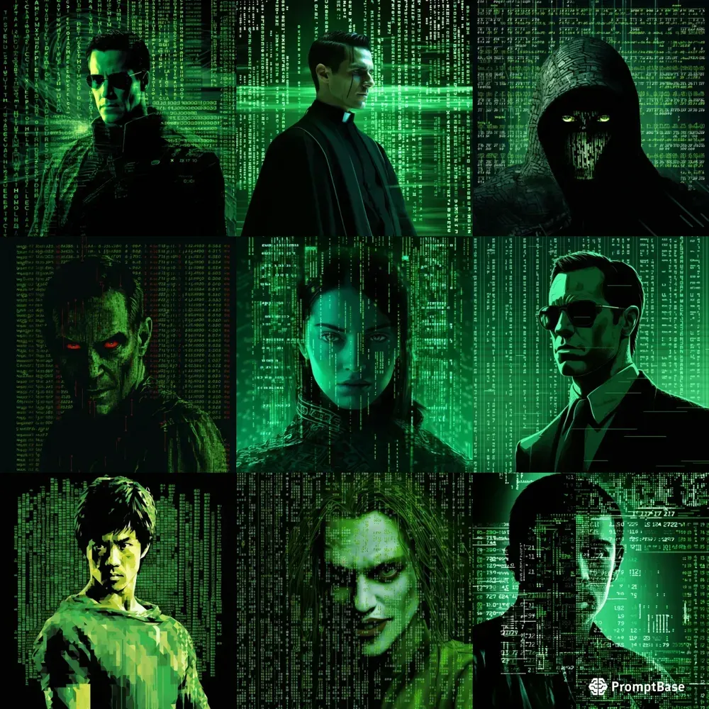 Ascii Archival Art For Data Design Midjourney Prompt | PromptBase