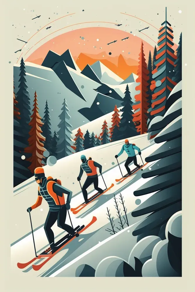 Flat Illustration Poster Designs Midjourney Prompt | PromptBase