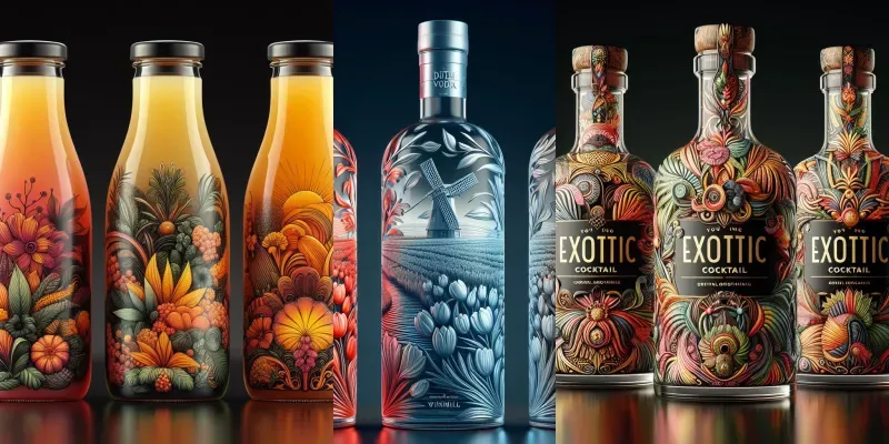 Elixirs Reimagined Graphic Drink Designs DALL·E Prompt | PromptBase