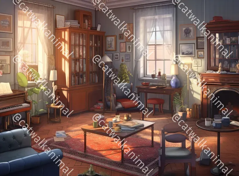 Detective Game Backgrounds Midjourney Prompt | PromptBase