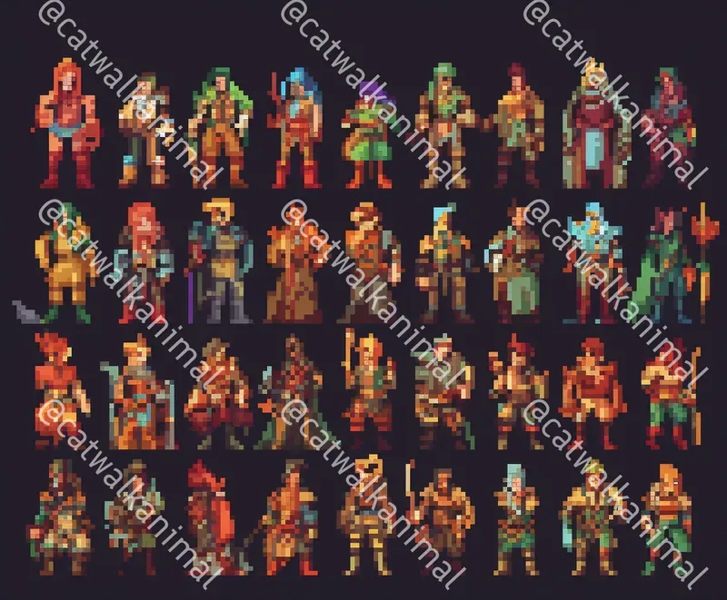 Mythical 8 Bit Pixel Art Midjourney Prompt | PromptBase