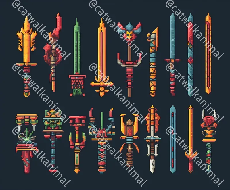 Mythical 8 Bit Pixel Art Midjourney Prompt | PromptBase