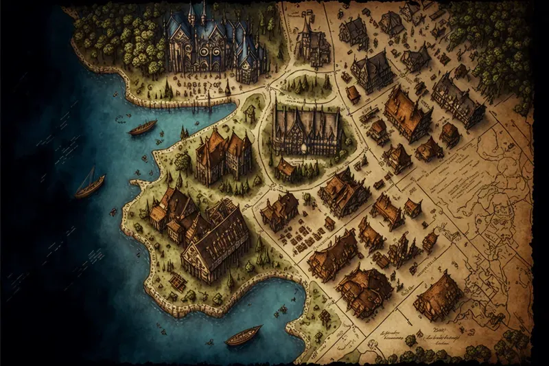 Role Play Maps Midjourney Prompt | PromptBase