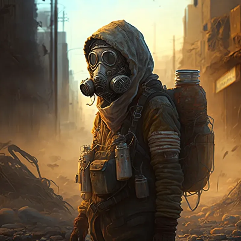 Post-apocalyptic Role Play Characters Midjourney Prompt | PromptBase