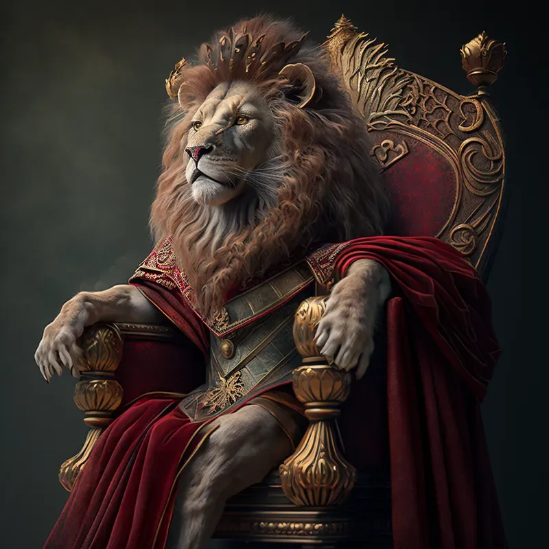 Royal Animals Midjourney Prompt | PromptBase