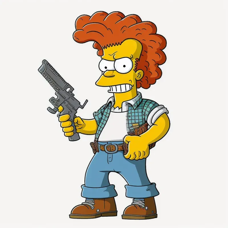 Customisable Simpson Characters Midjourney Prompt | PromptBase