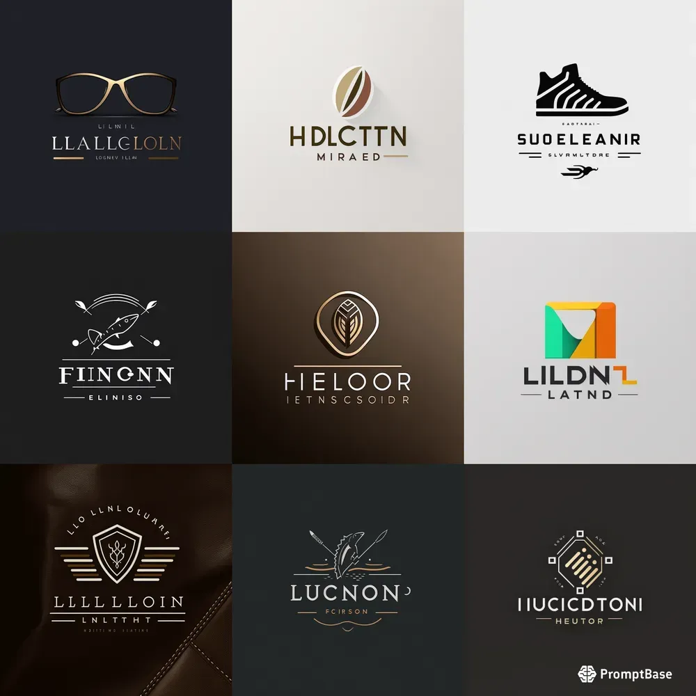 Leader Minimal Style Logo Designs Midjourney Prompt | PromptBase
