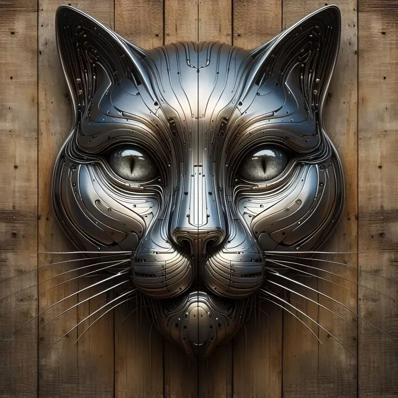 Metal Faces DALL·E Prompt | PromptBase
