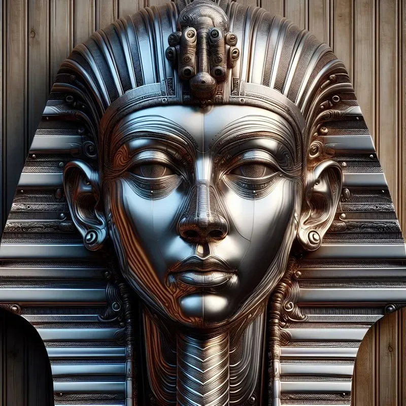 Metal Faces DALL·E Prompt | PromptBase